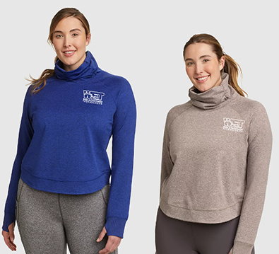 Women's Train Ascent Scrunch Neck Sweatshirt – WET Swag Store